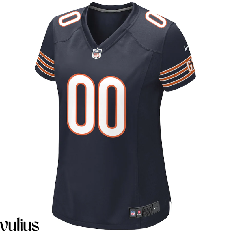 Custom Chicago Bears Jersey, Navy Woman's, Home Game Custom Jersey ...